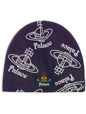 PALACE X Vivienne Westwood Orb Beanie - Purple