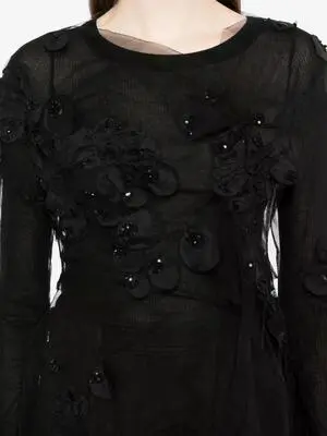 Yohji Yamamoto Lace Appliqué Jacket