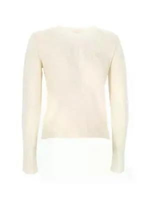 Guest In Residence Compass Jane Pointelle-knit Cardigan - Neutrals