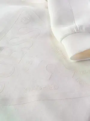 Guess Logo Hoodie - White