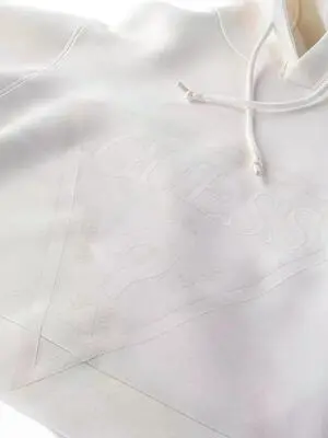 Guess Logo Hoodie - White