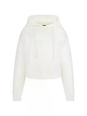 Guess Logo Hoodie - White