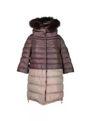 DIEGO M Two-tone Hooded Coat