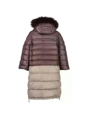 DIEGO M Two-tone Hooded Coat