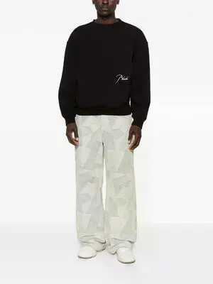 Rhude Logo-embroidered Sweater