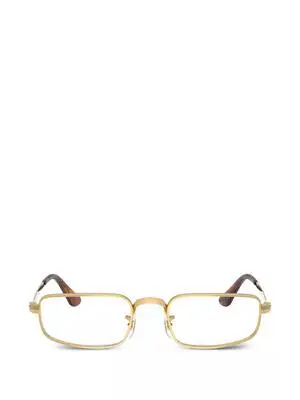 Ray-ban Gold Metal Frame Glasses