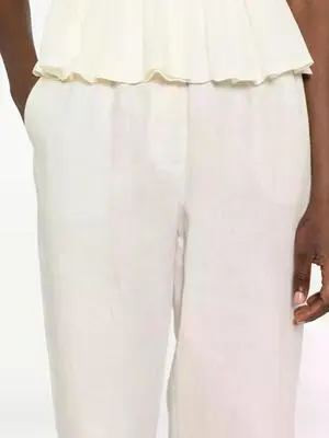 Peserico Elasticated Waist Trousers - Neutrals