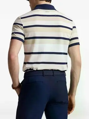 Rlx Ralph Lauren Striped-pattern Short-sleeve Polo Shirt