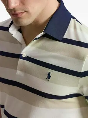 Rlx Ralph Lauren Striped-pattern Short-sleeve Polo Shirt
