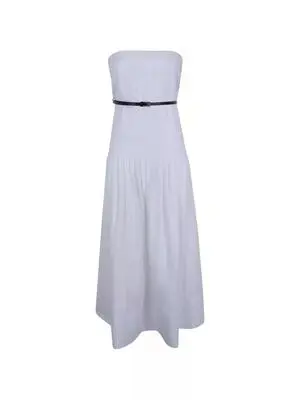 SEMICOUTURE Belted Pleated Dress