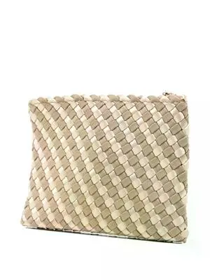 MARREA Woven-design Clutch Bag
