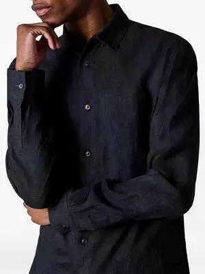 Paul Smith Full-sleeve Linen Shirt - Blue