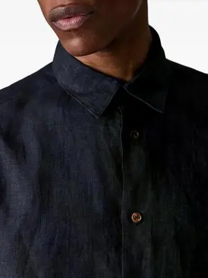 Paul Smith Full-sleeve Linen Shirt - Blue