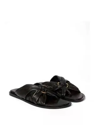 Paul Smith Lorrha Leather Sandals - Brown