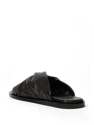 Paul Smith Lorrha Leather Sandals - Brown