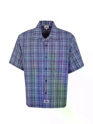 Dickies Check-pattern Short-sleeve Shirt - Blue