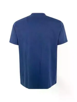 Fred Perry Laurel Wreath Embroidered T-shirt - Blue