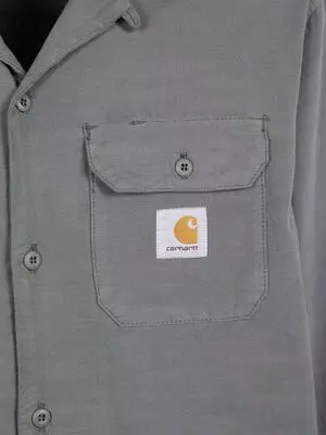 Carhartt Work In Progress Kelsey Garment-dyed Logo-patch Shirt