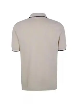 Fred Perry Twin-tipped Pique Polo Shirt - Neutrals