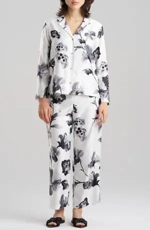 Natori Aurelia Charmeuse Crop Pajamas