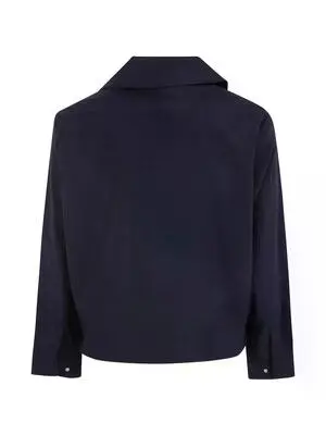 ARTE ANTWERP Logo-embroidered Zip-up Jacket - Blue