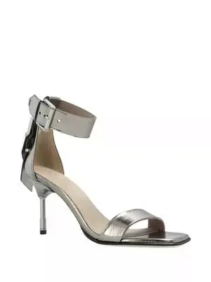 ALLSAINTS Noir Leather Sandals