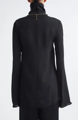 TOTEME Slim-fit Top With Frayed Edges