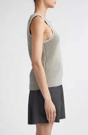 MAISON MARGIELA Deconstructed Sleeveless Sweater