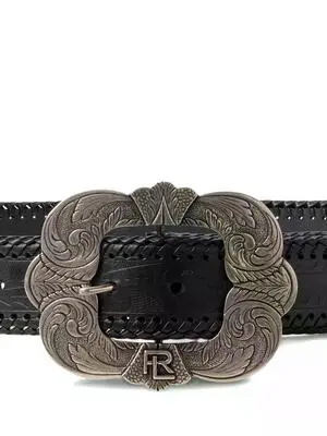 Ralph Lauren Tooled Buckle Embossed Belt