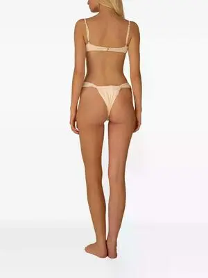 MONTCE Textured Gathered Bikini Bottom