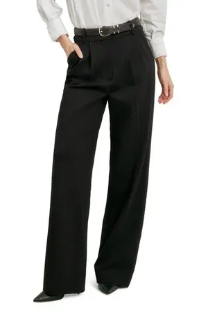 FAVORITE DAUGHTER Anywhere Pleated Wide Leg Pants