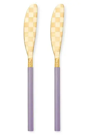 MACKENZIE-CHILDS Spreader Set - Violet