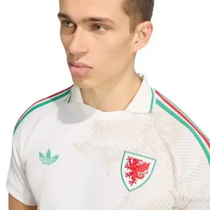 Adidas Wales National Team 2026 World Cup Replica Jersey By - White