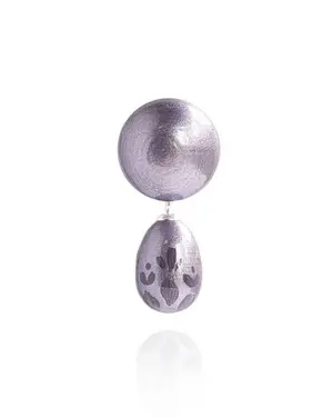 SAULE LABEL Calista Brooch Violet Ash