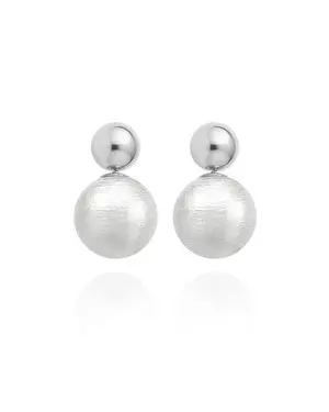 SAULE LABEL Lilou Stud Earrings Frost
