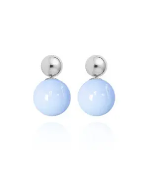 SAULE LABEL Lilou Stud Earrings Skyfall