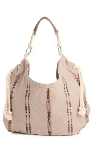 Isabel Marant Byron Embroidered Canvas Shopper Tote - Ecru