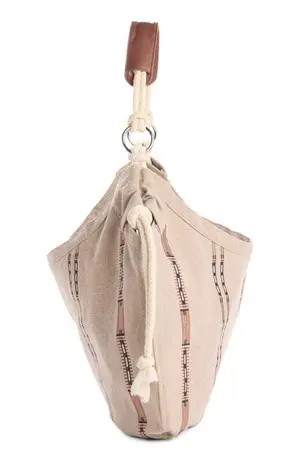 Isabel Marant Byron Embroidered Canvas Shopper Tote - Ecru