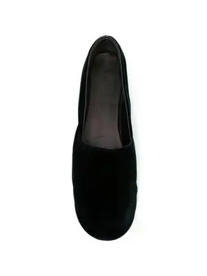 THE ROW Ponti Velvet Slippers - Blue