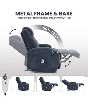 GAOMON Rocking Recliner Chair With Vibration Massage