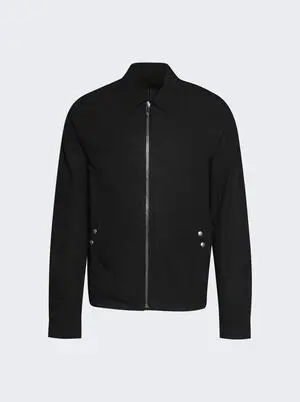 Rick Owens Zip Front Jacket - Black