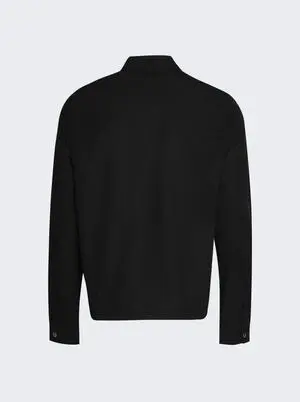 Rick Owens Zip Front Jacket - Black