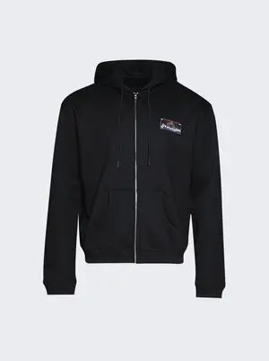 PROTOTYPES Zip-up Cotton Hoodie With Logo