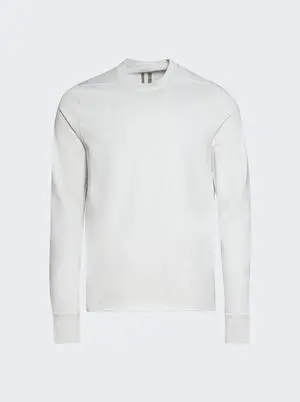 Rick Owens Crewneck Sweat Tee Milk Wash