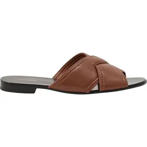REISS Kori Leather Slide Sandal