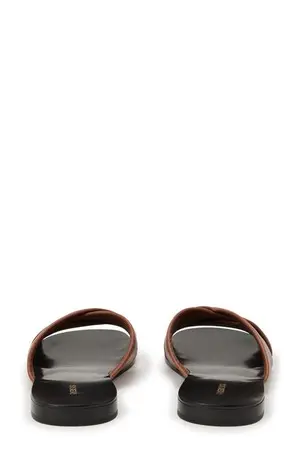 REISS Kori Leather Slide Sandal