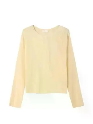 American Vintage Liu Fine-knit Sweater - Yellow