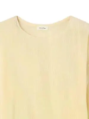 American Vintage Liu Fine-knit Sweater - Yellow