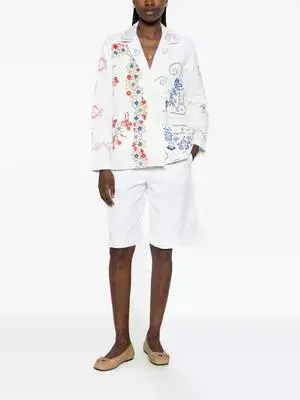 RELAX RE-LUX Baldo Embroidered Double-breasted Blazer