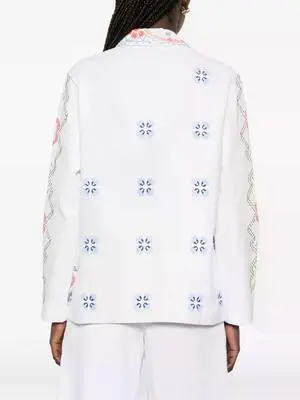 RELAX RE-LUX Baldo Embroidered Double-breasted Blazer